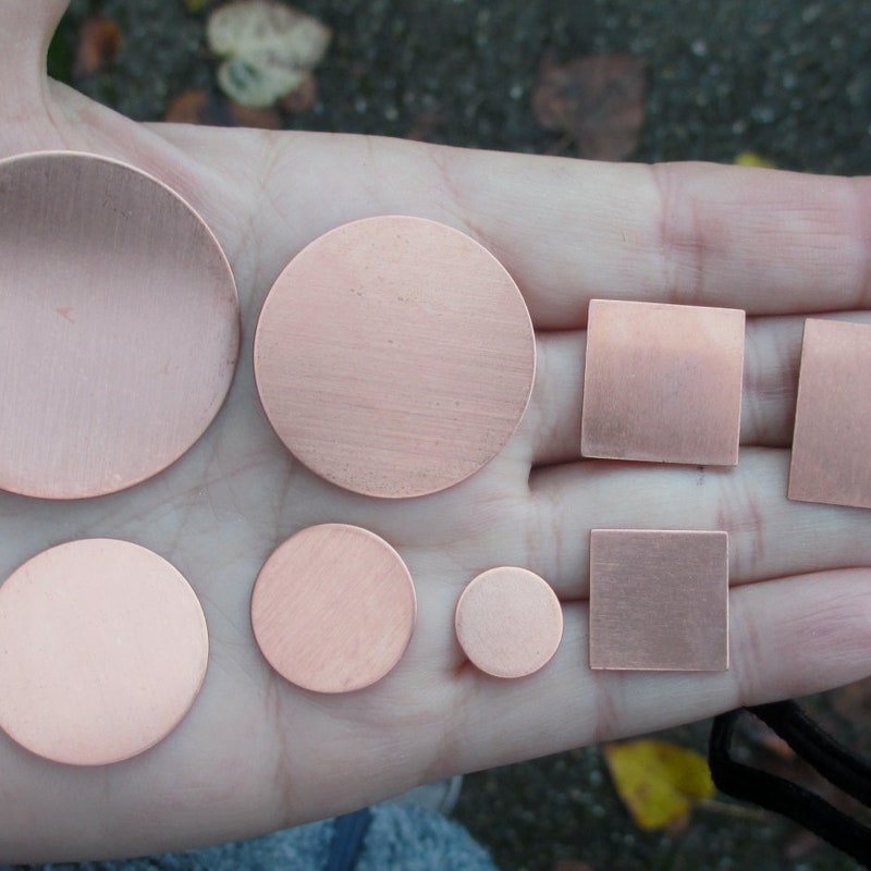 Copper Disk - Etsy
