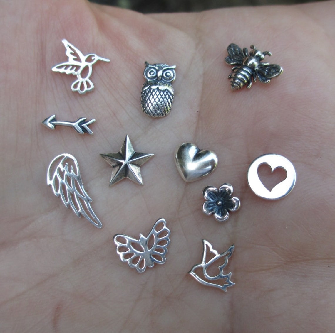 Sterling Silver Tiny Embellishments Accents or Solderable - Etsy