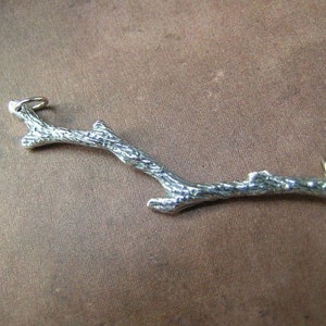 Sterling Silver Branch Pendant(one), Bronze Branch or Branch With Raven ...