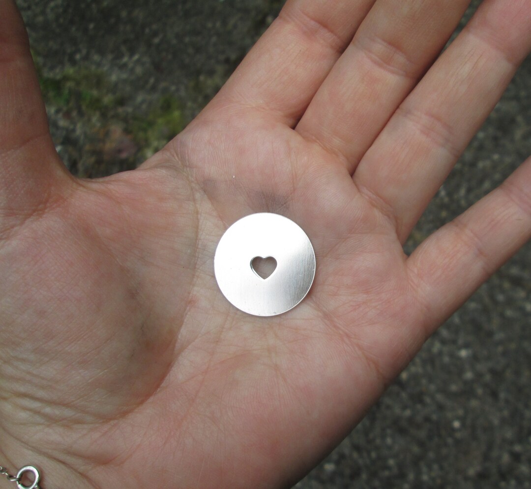 Large Heart or Medium Heart Blank - One Inch,or 3/4"(one,two, or Three ...