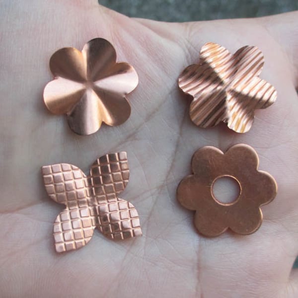 Copper Flowers - Etsy