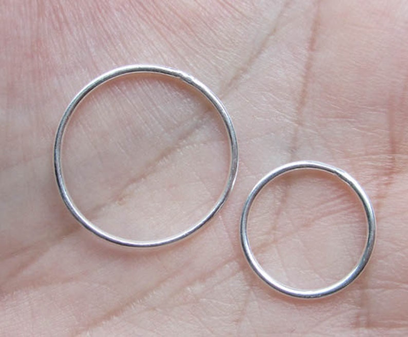 Large30mm28mm25mm and Medium19mm and 14mm Closed Rings | Etsy