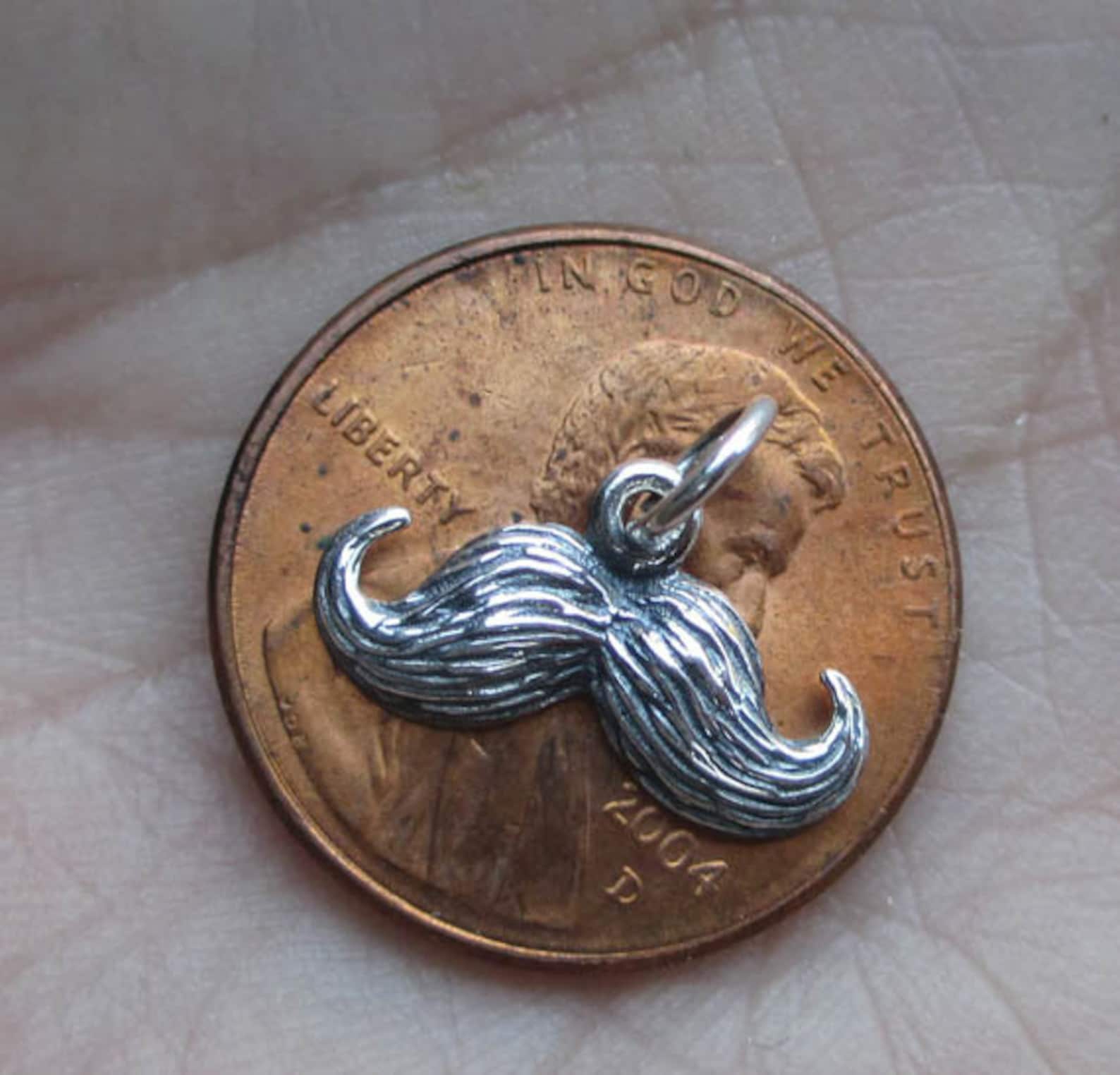 Sterling Silver Mustache Charm(one Charm)you Choose Which Style or Lips ...