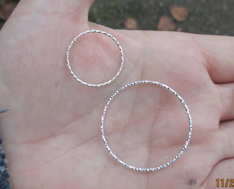 Sterling Silver Hammered or Twist RingYou choose which one | Etsy