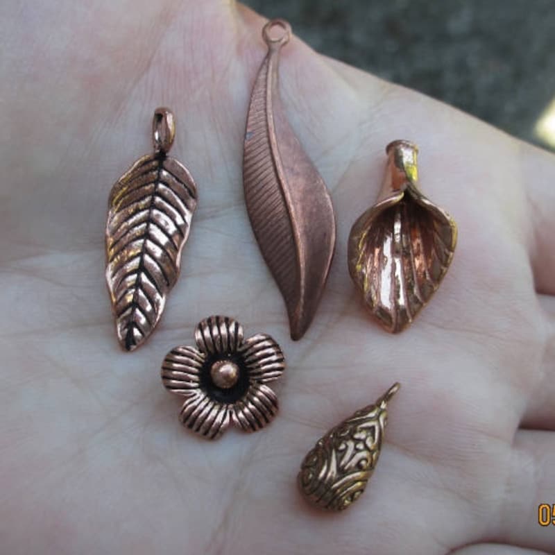 Copper Flowers - Etsy