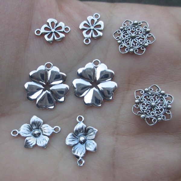 Flower Charms - Etsy
