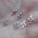 Sterling Silver Small/tiny Crosses You Choose the Quantity and Style - Etsy