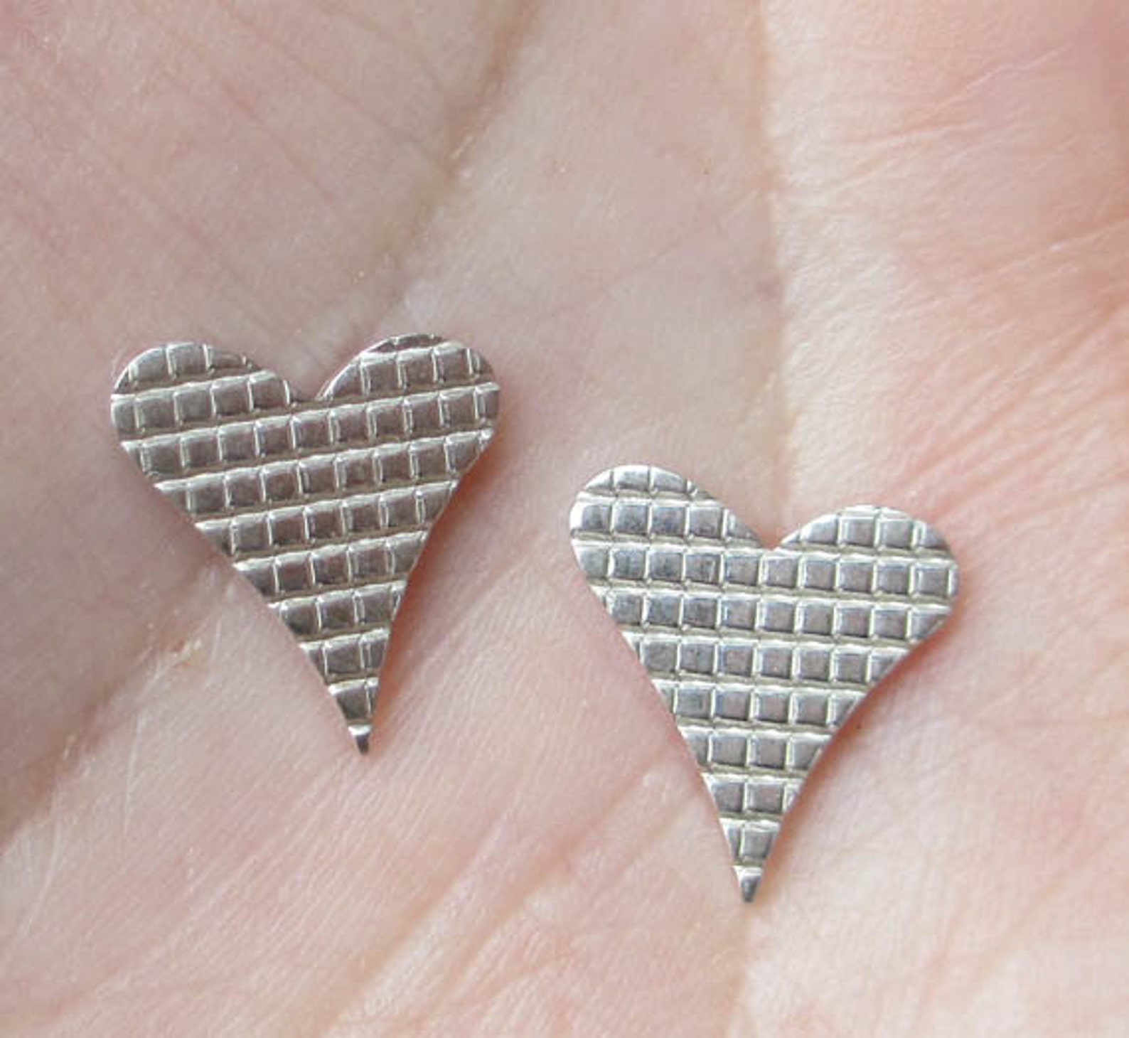 Sterling Silver Design Heart Flower or Small Heart - Etsy