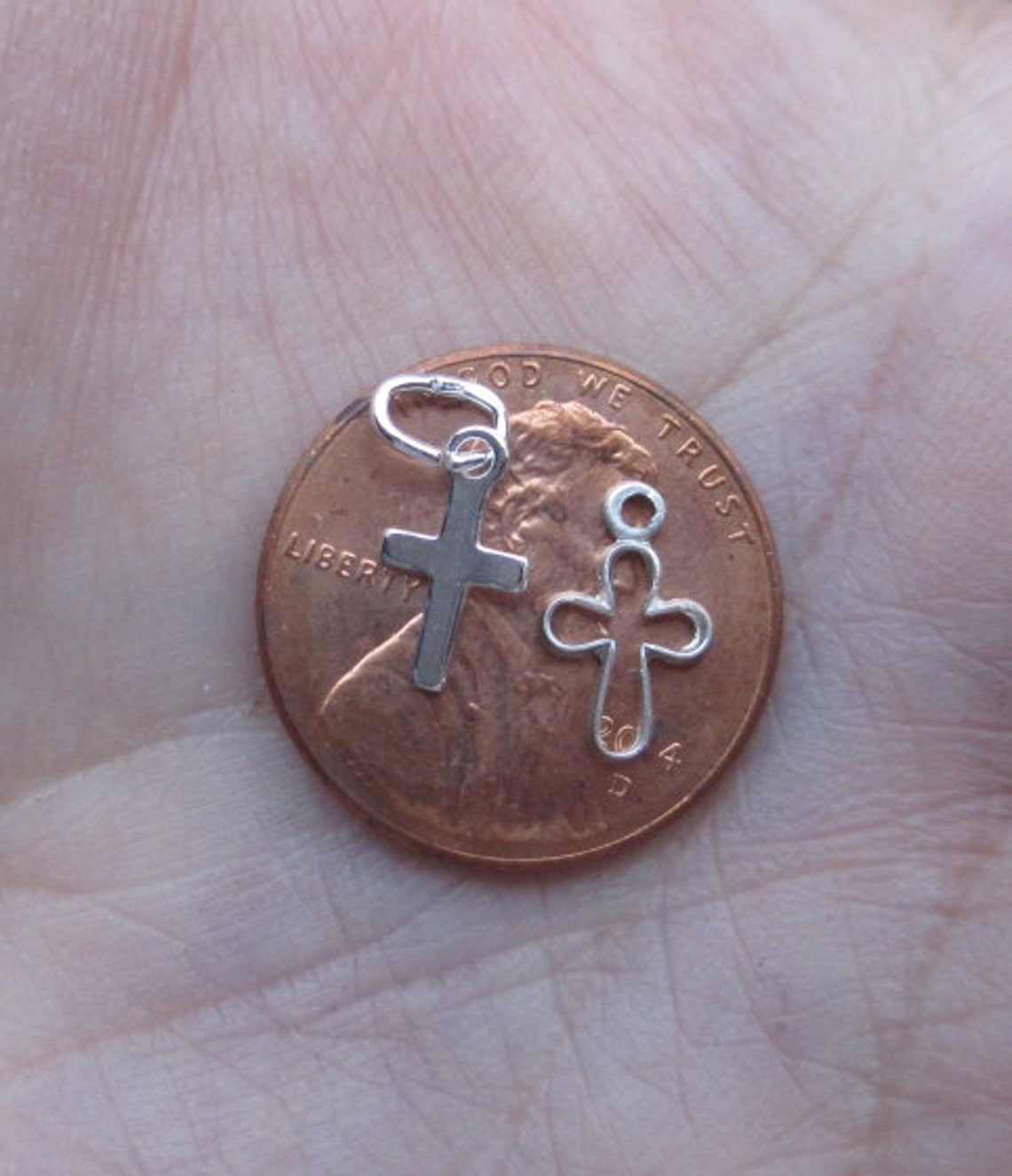 Sterling Silver Small/tiny Crosses You Choose the Quantity and Style - Etsy