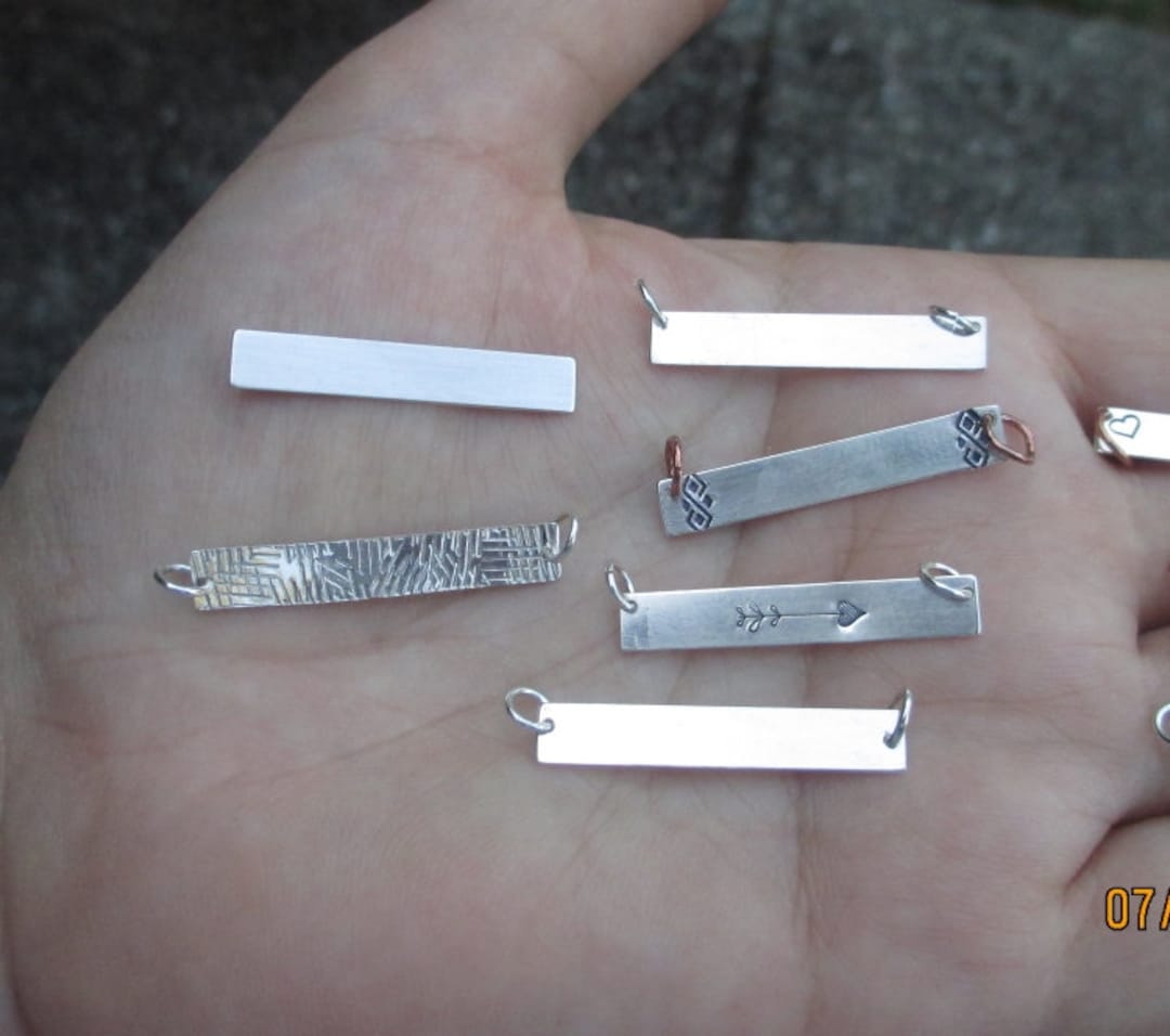 Sterling Silver Rectangle Strips(you Choose the Quantity)one and One ...