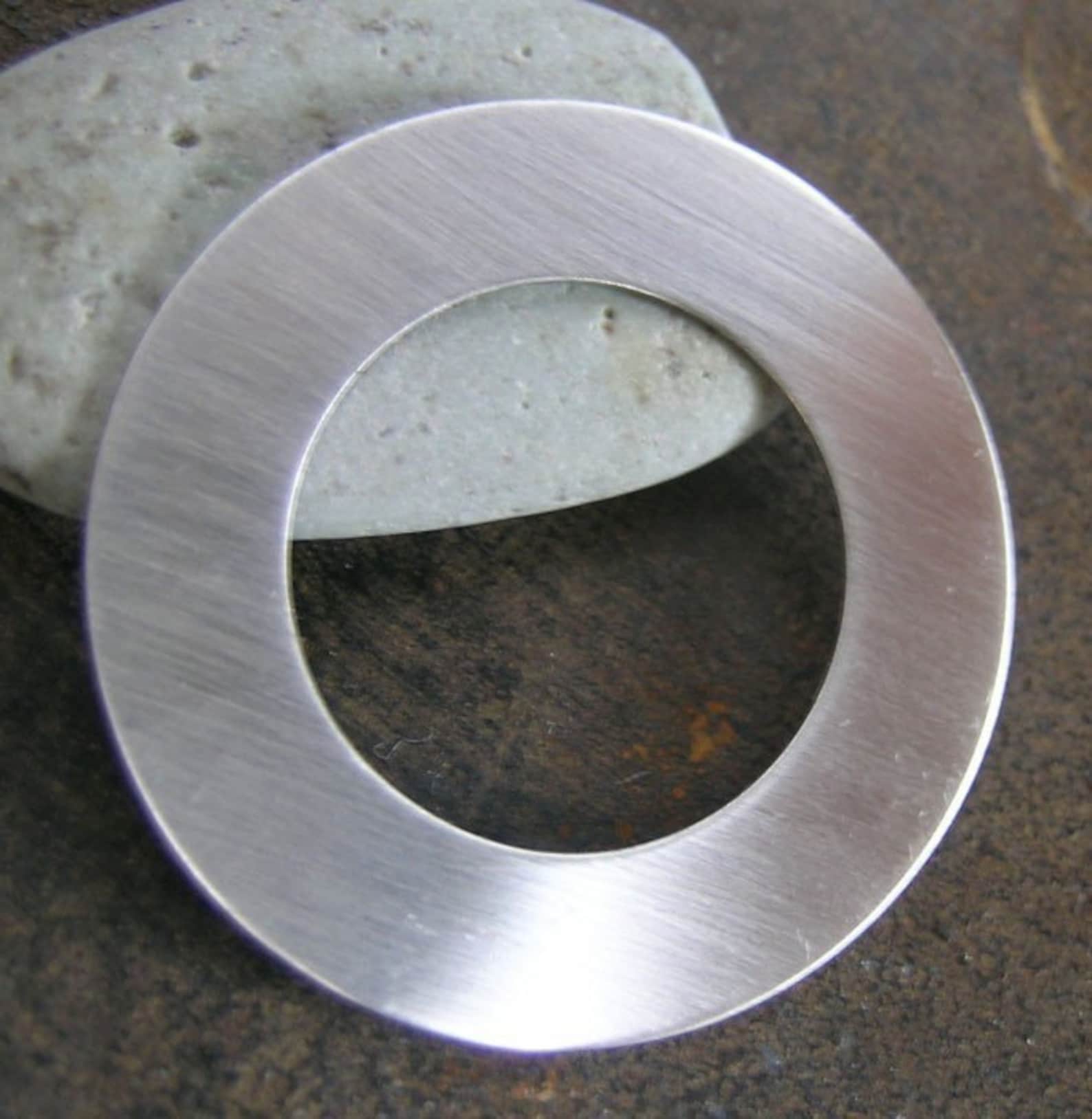 Sterling Silver Large Washer-you Choose the Size and Gauge24 - Etsy