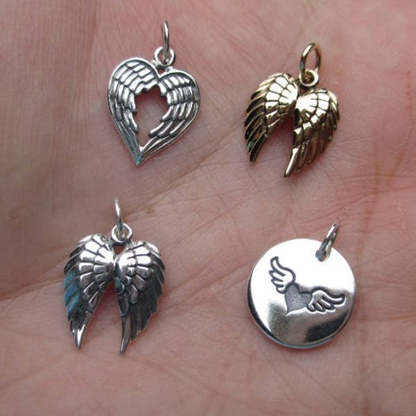 Angel Wing Charm - Etsy