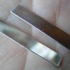 Sterling Silver Rectangle Strips(you Choose the Quantity)one and One ...