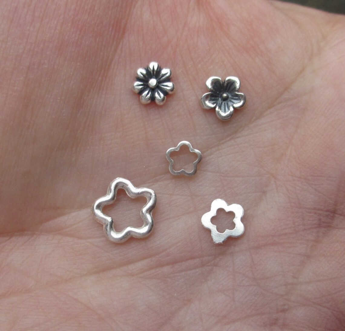 Sterling Silver Tiny Embellishments Accents or Solderable | Etsy