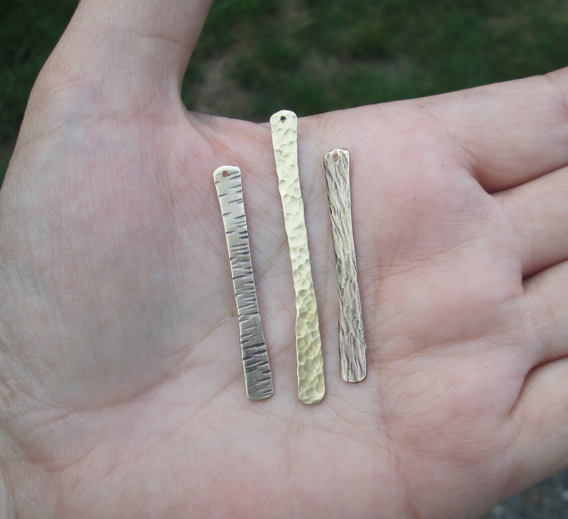 Sterling Silver Brass or Copper Bar/sticks | Etsy