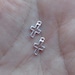 Sterling Silver Small/tiny Crosses You Choose the Quantity and Style - Etsy