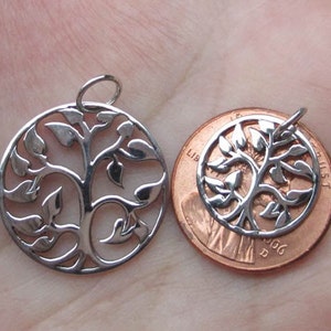 Sterling Silver Tree of Life Pendant(one Pendant) Small, Medium or ...