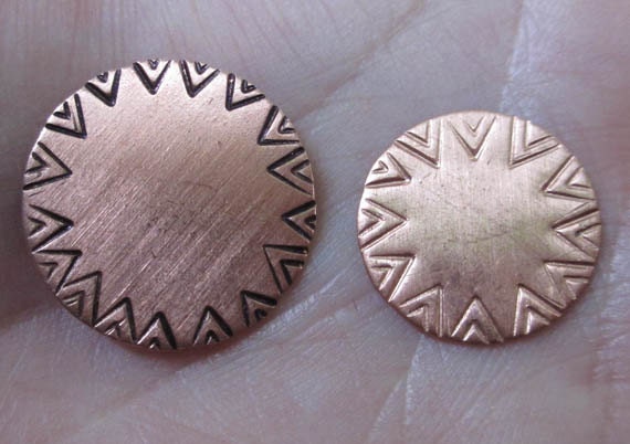 Copper StampingsTwo DiscYou choose which two motorcycle | Etsy