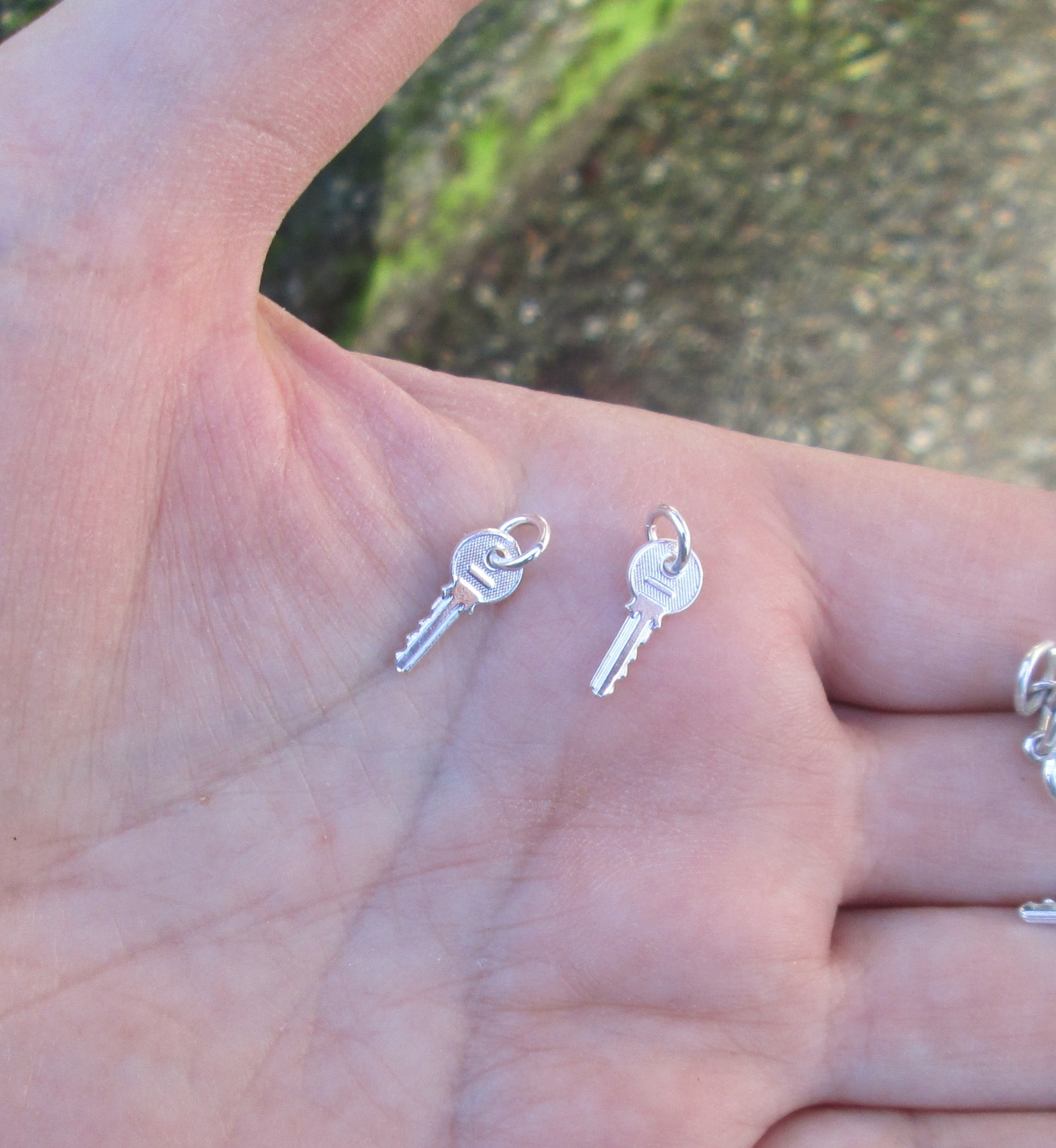 Sterling Silver Key Charms - You Choose Which Style and Quantity - Etsy