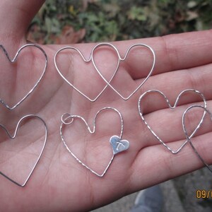 Sterling Silver Heart Frames - 2 Sizes - Etsy