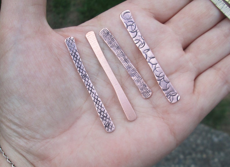 Sterling Silver Brass or Copper Bar/sticks | Etsy