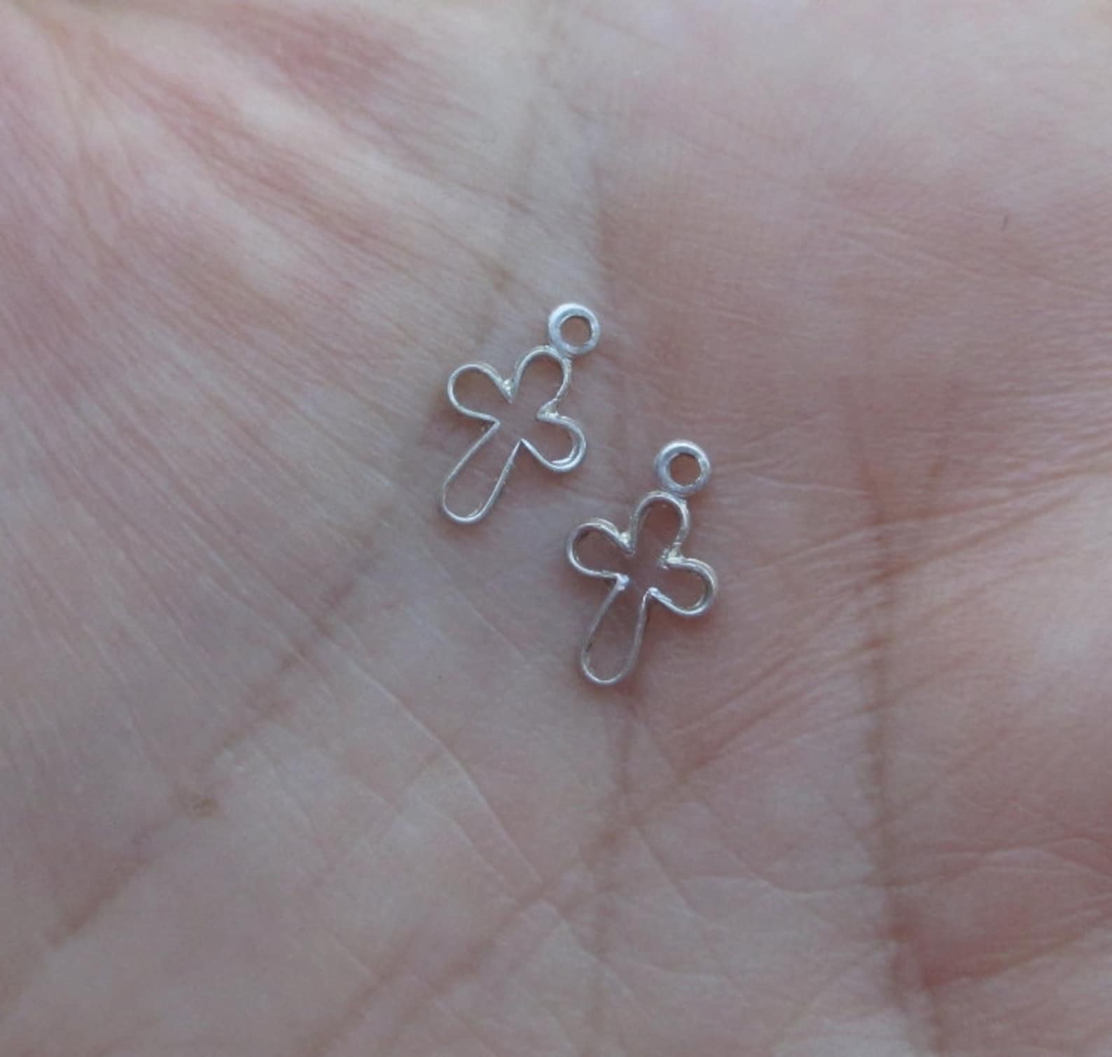 Sterling Silver Small/tiny Crosses You Choose the Quantity and - Etsy