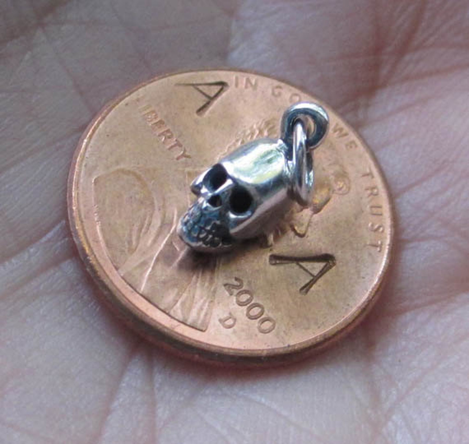 Sterling Silver Skull Post Earrings, Skeleton Earrings, Sugar Skull ...