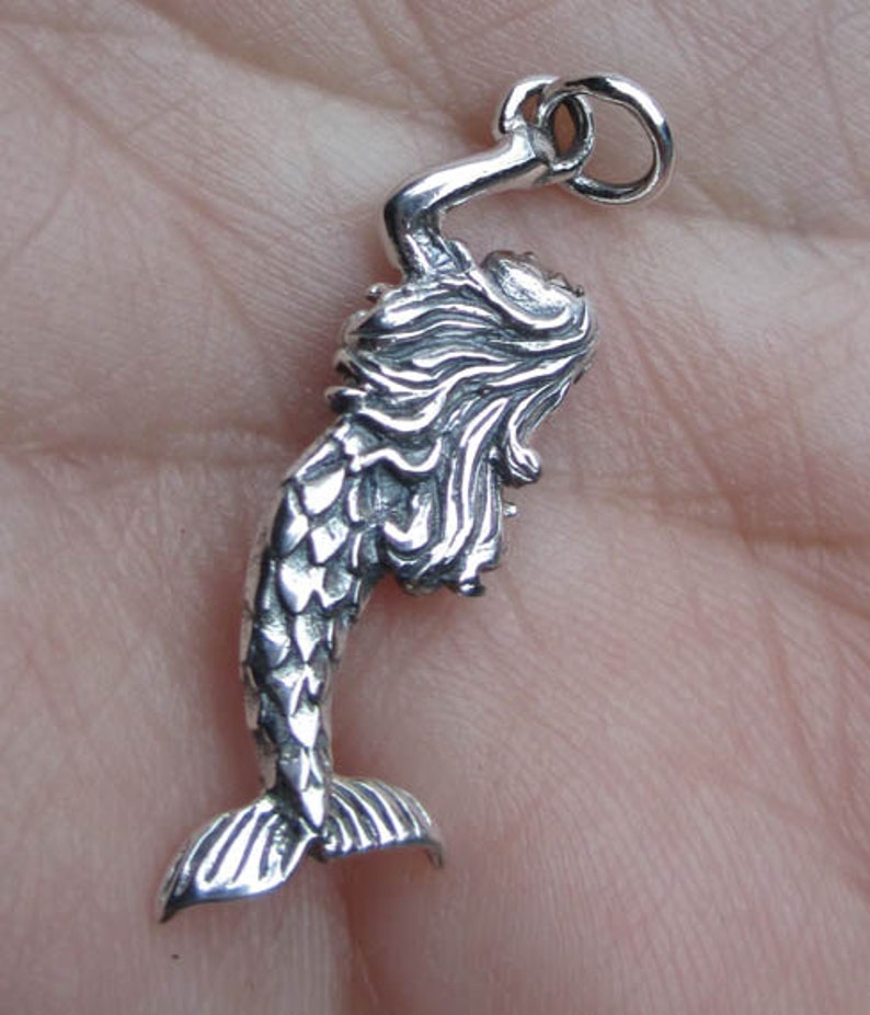 Sterling Silver Mermaid Charm(one Charm) or Bronze Mermaid Charm(one ...