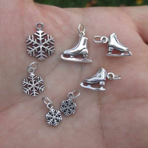 Ice Skate Charms - Etsy