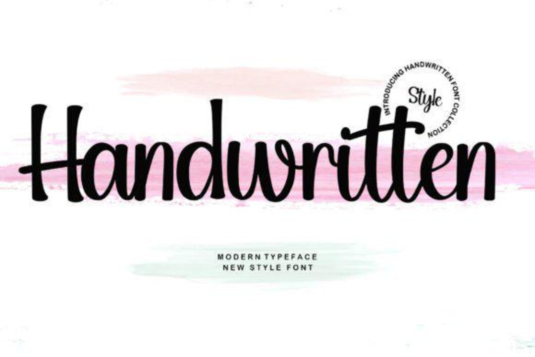 Handwritten Font - Etsy