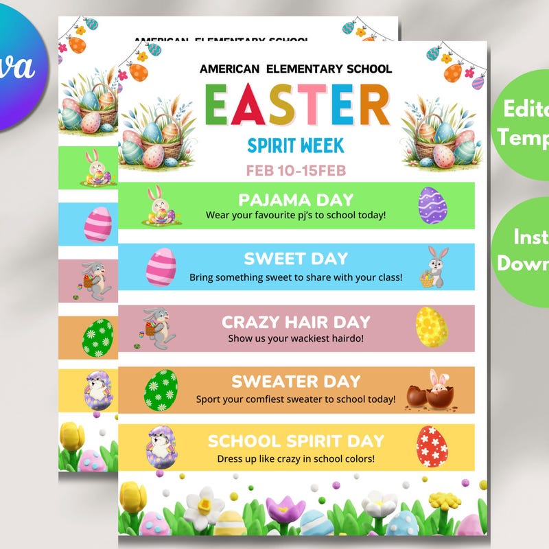 Easter Spirit Week - Etsy
