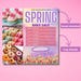 Spring Bake Sale Flyer, Bakery Flyer, Spring Sweet Treats Flyer, Spring ...