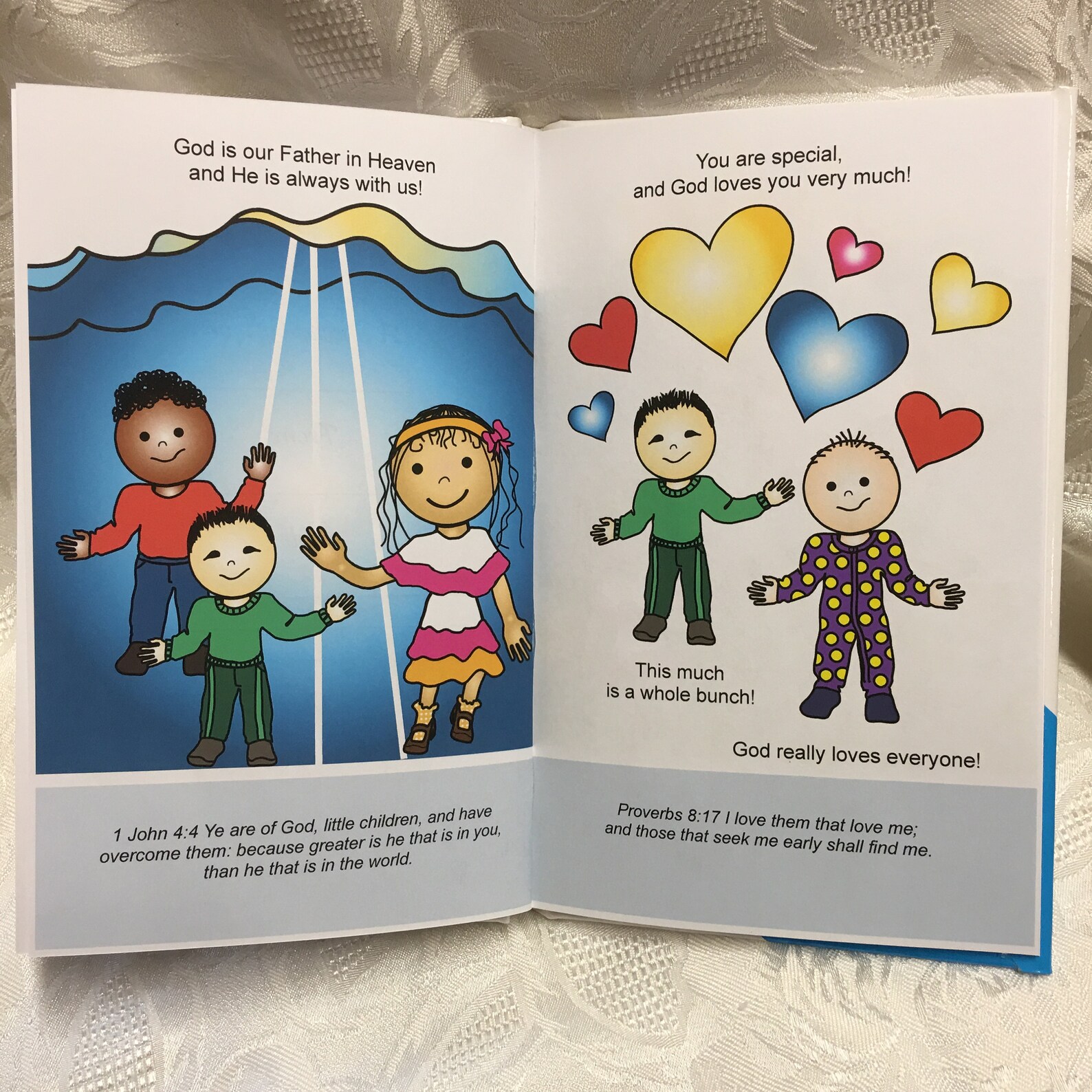 God Really Loves You Hardcover: Christian Children's Book - Etsy UK