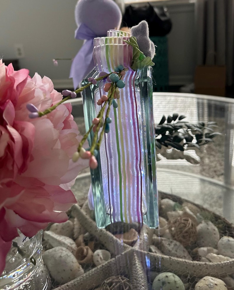 Easter Glass Block Light - Etsy