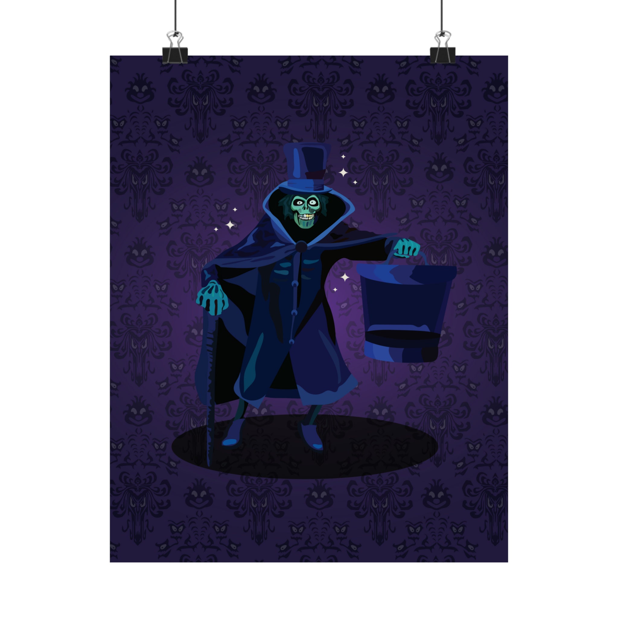 Haunted Mansion Hat Box Ghost Art Print, Disney Art - Etsy