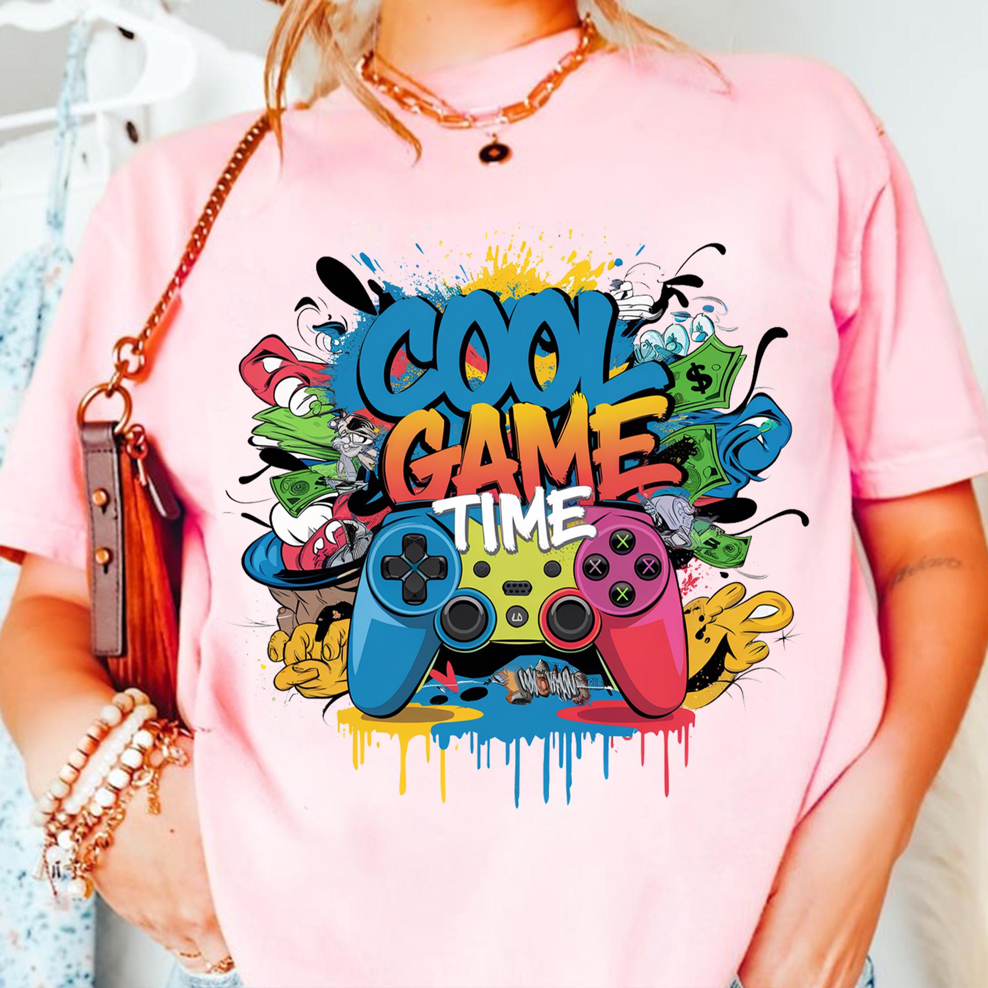 Vibrant Gaming PNG, Graffiti Controller Sublimation Design, Urban ...