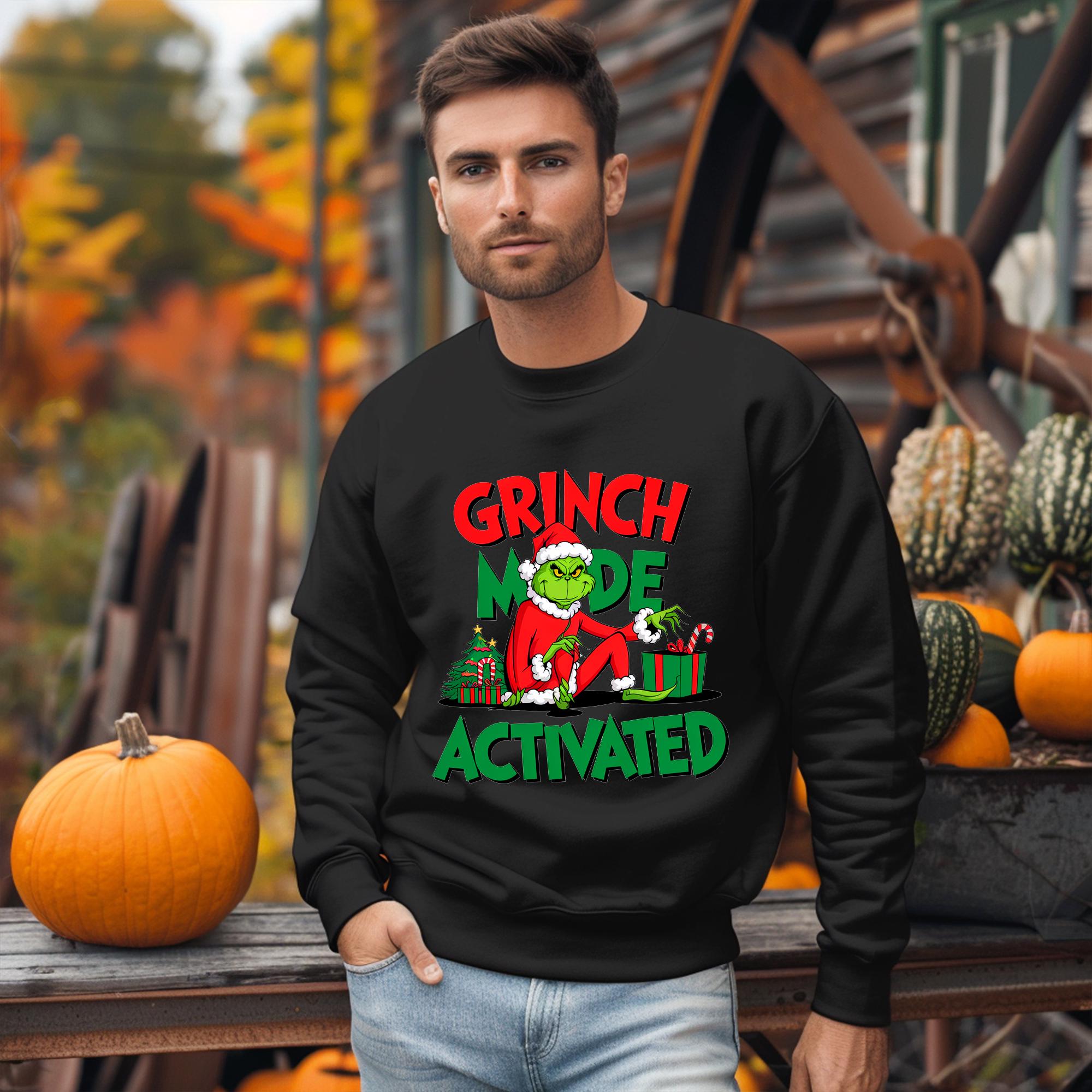 Grinch Mode Activated Png | Grinch Png | Grinchmas Png Design ...