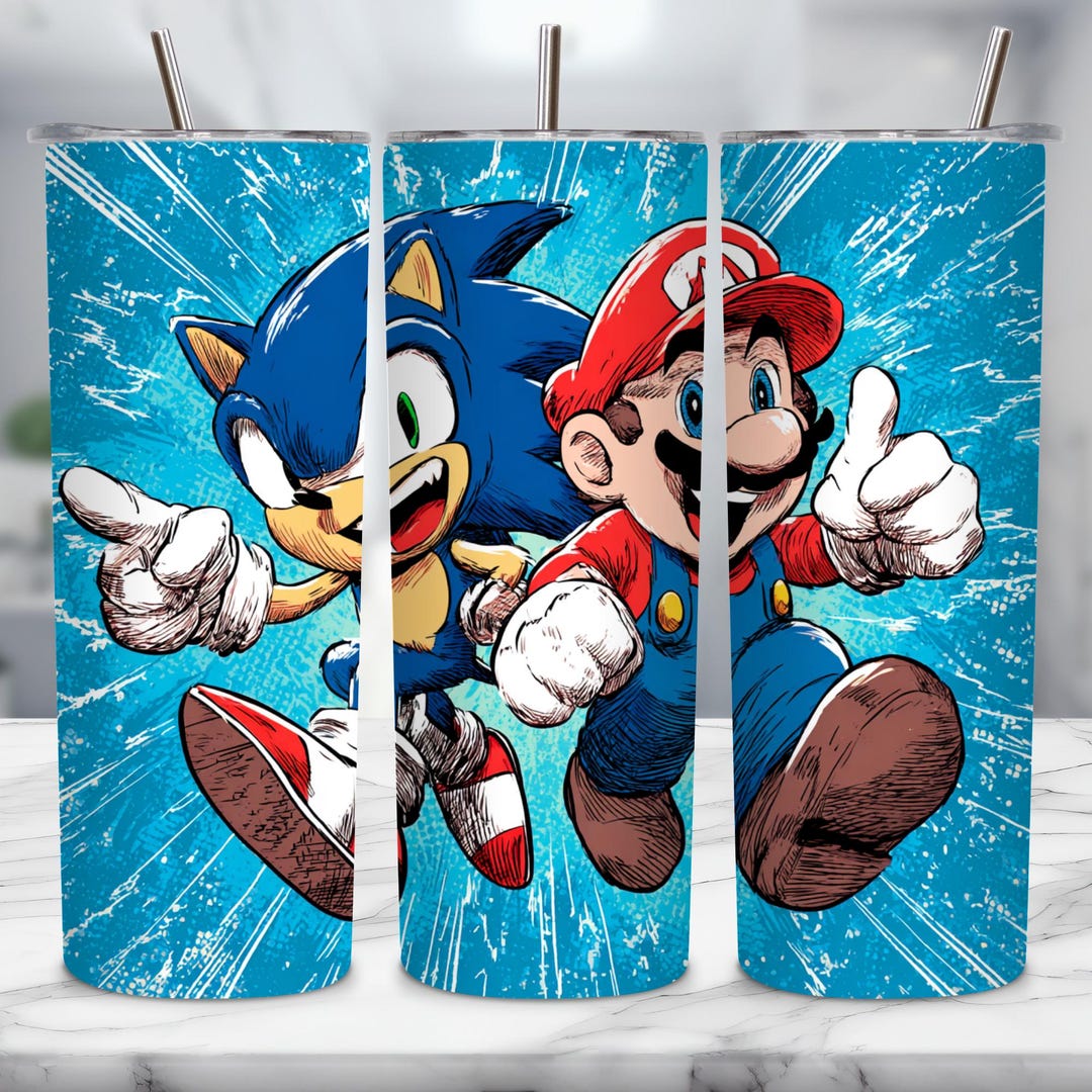 Gaming Character Tumbler Wraps, Digital Download, 20oz Skinny Tumbler ...