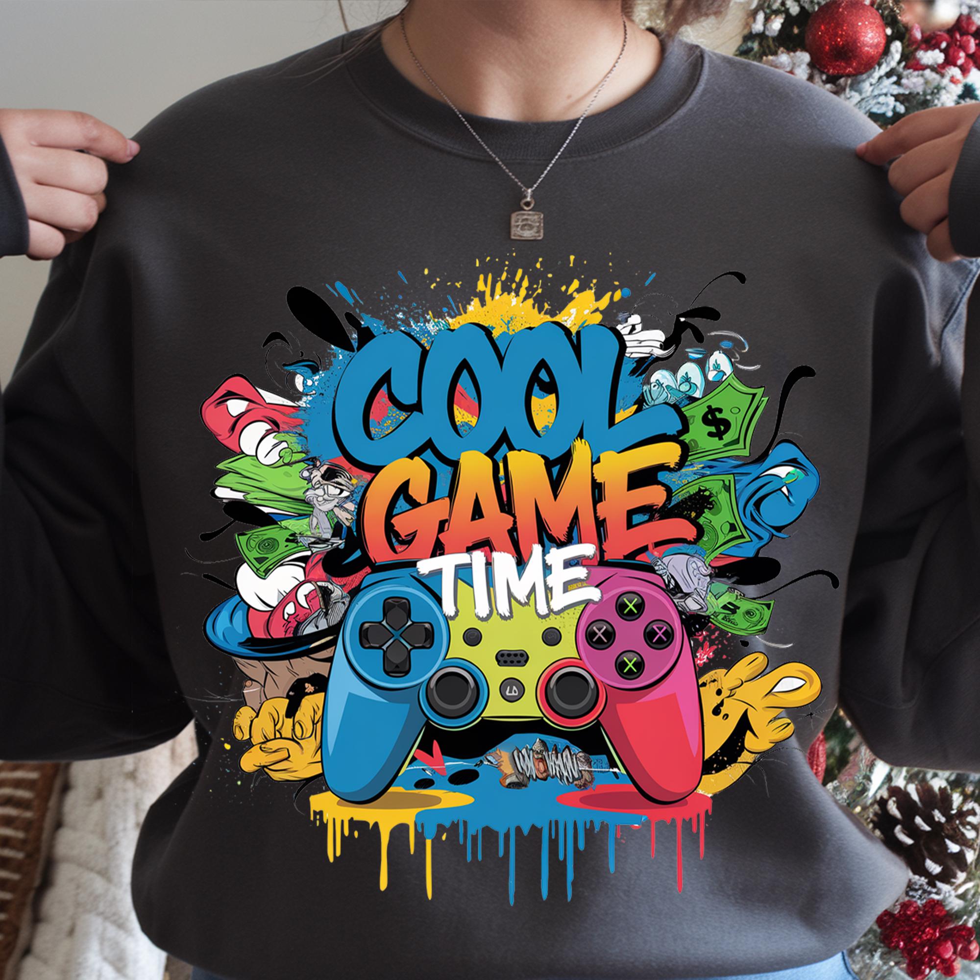 Vibrant Gaming PNG, Graffiti Controller Sublimation Design, Urban ...