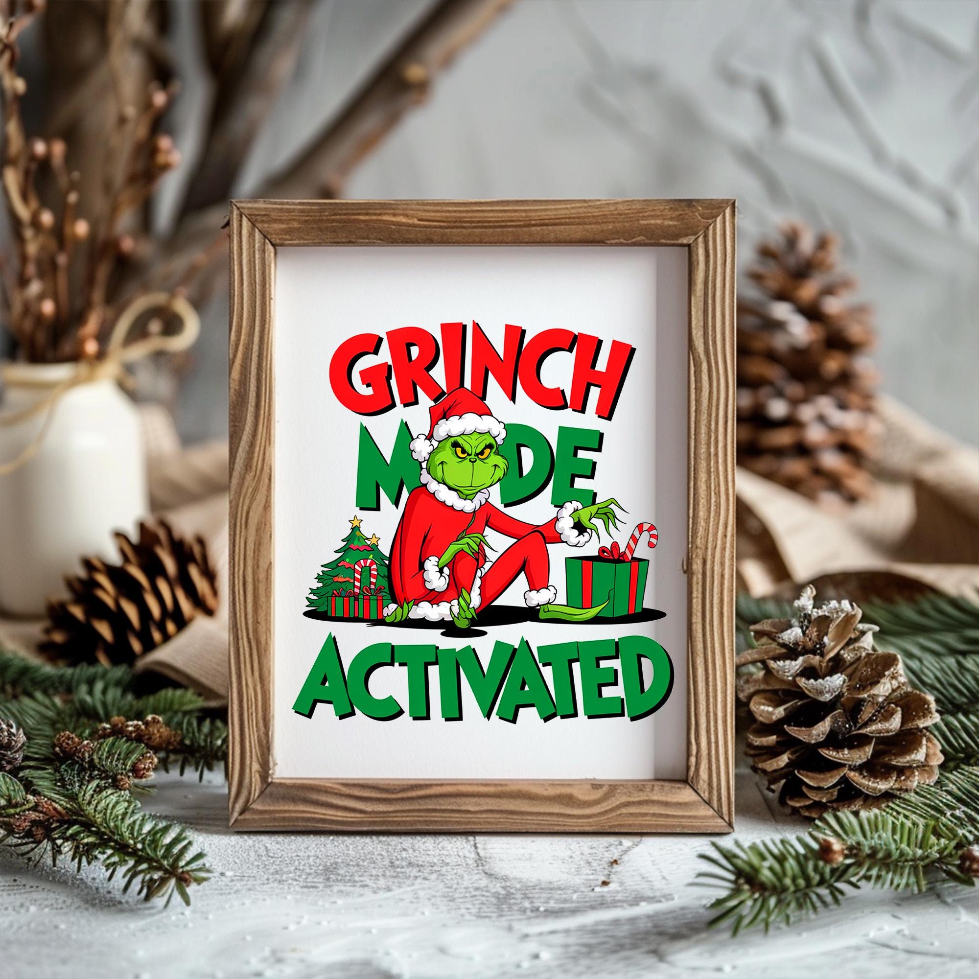Grinch Mode Activated Png | Grinch Png | Grinchmas Png Design ...