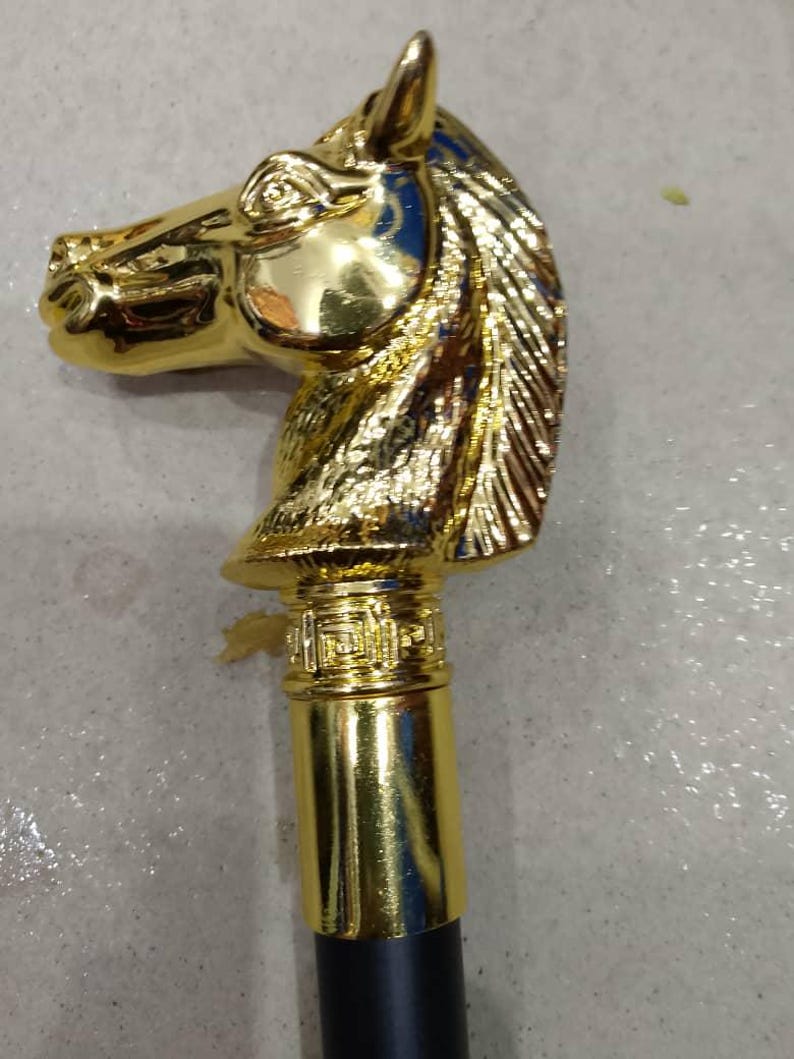 Black & Gold Chieftain Walking Stick: Igbo Wedding Isi Agu Attire - Etsy