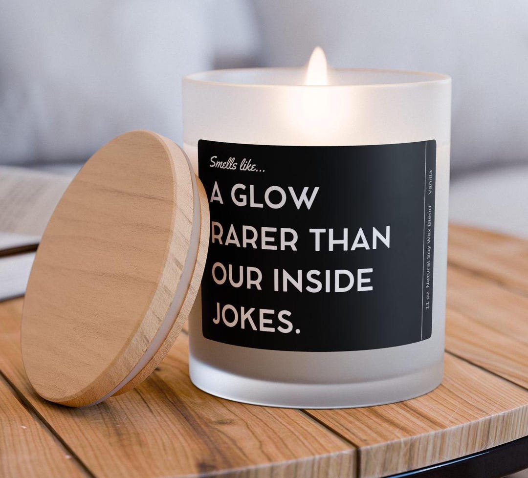 Inside Jokes Funny Statement Candle, Boyfriend Gift Candle, Birthday ...