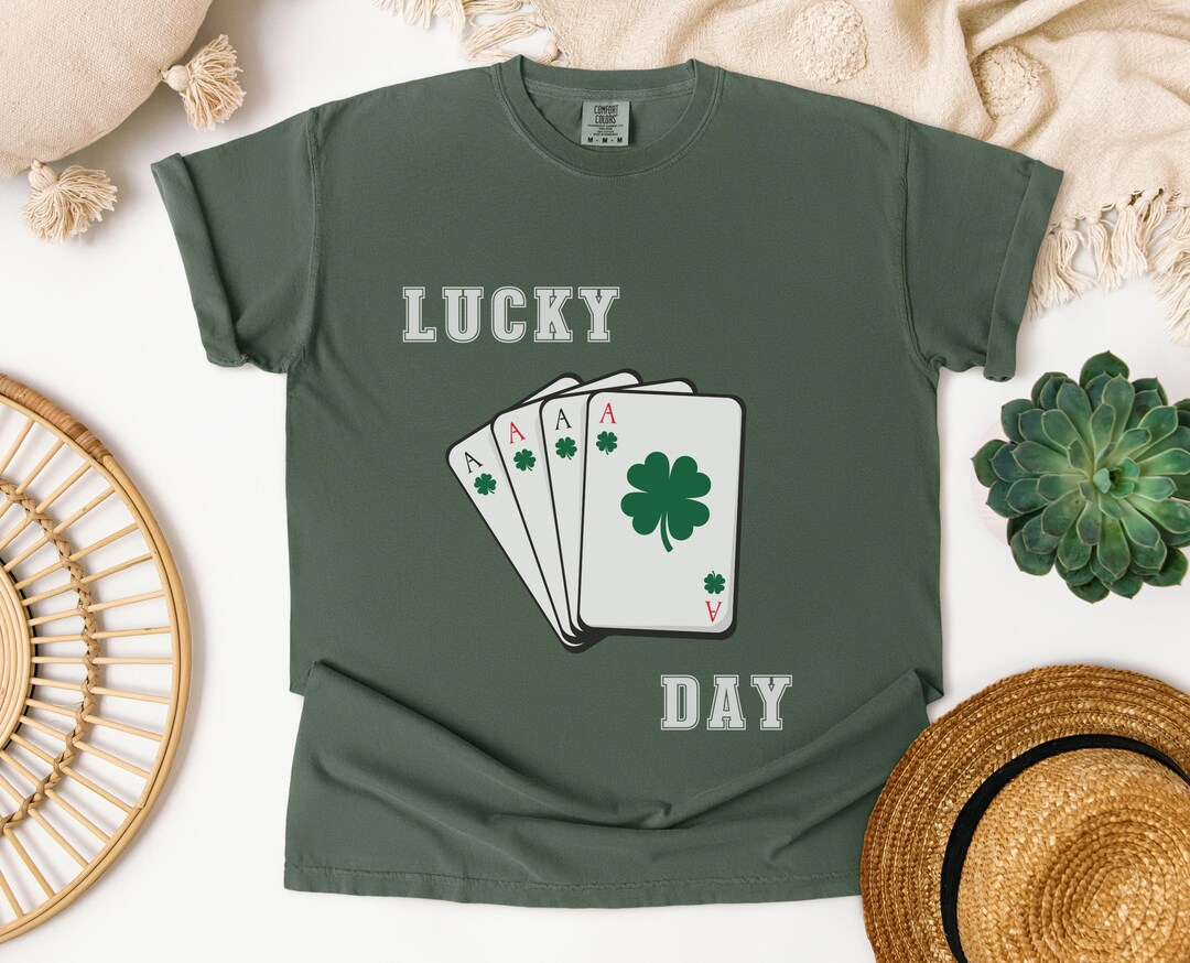 Irish Ace Playing Cards St Patrick's Day Comfort Colors® T-shirt, Irish ...