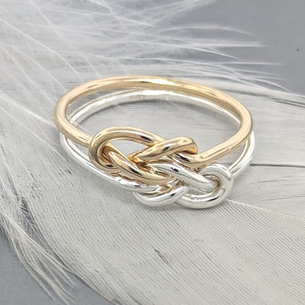 Figure 8 Knot Ring - Etsy