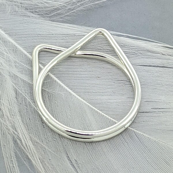 Cat Ear Ring - Etsy