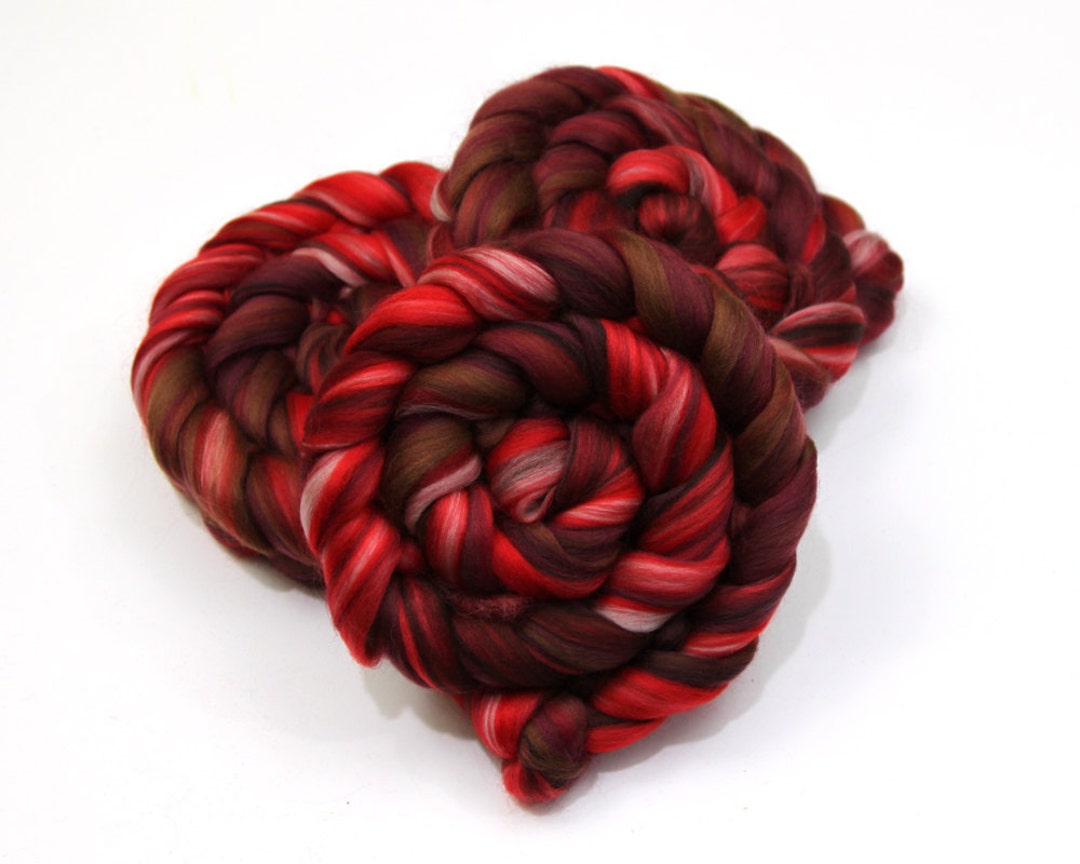 Merino Wool Roving (combed Top) - Custom Blended Commercially Dyed ...
