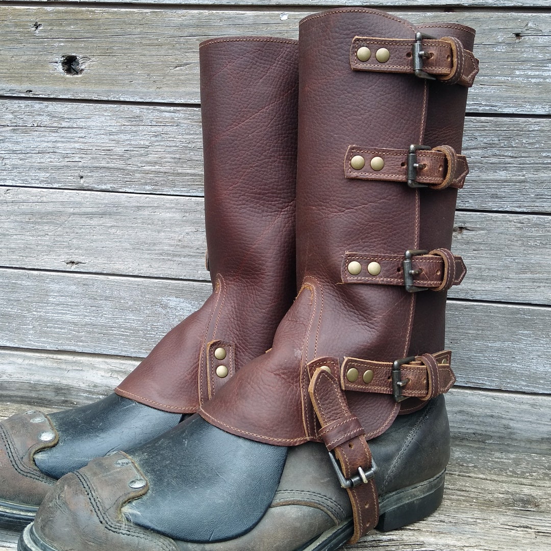 RESERVED Listing ~ 5pr Taller Swiss Military Style Gaiters or Spats in ...