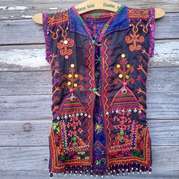 Vintage Handmade Traditional Beaded Embroidered Indus - Etsy