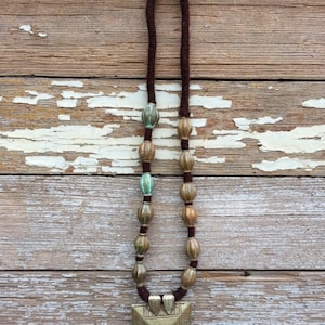 Primitive Tribal Bead and Coin Necklace Nepal India - Etsy