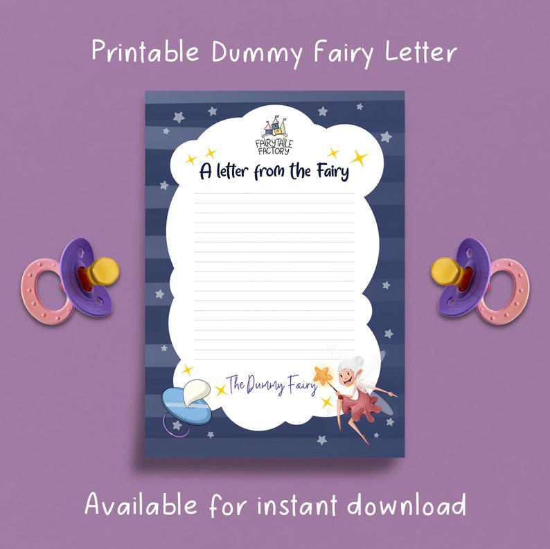 Dummy Fairy Letter - Etsy